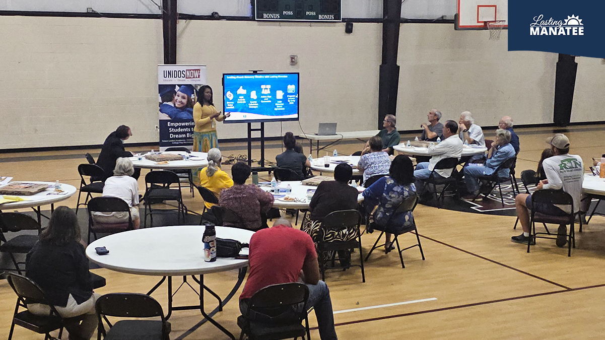 Lasting Manatee talks Program Info and Disaster Preparedness at Commissioner Ballard's Town Hall ...