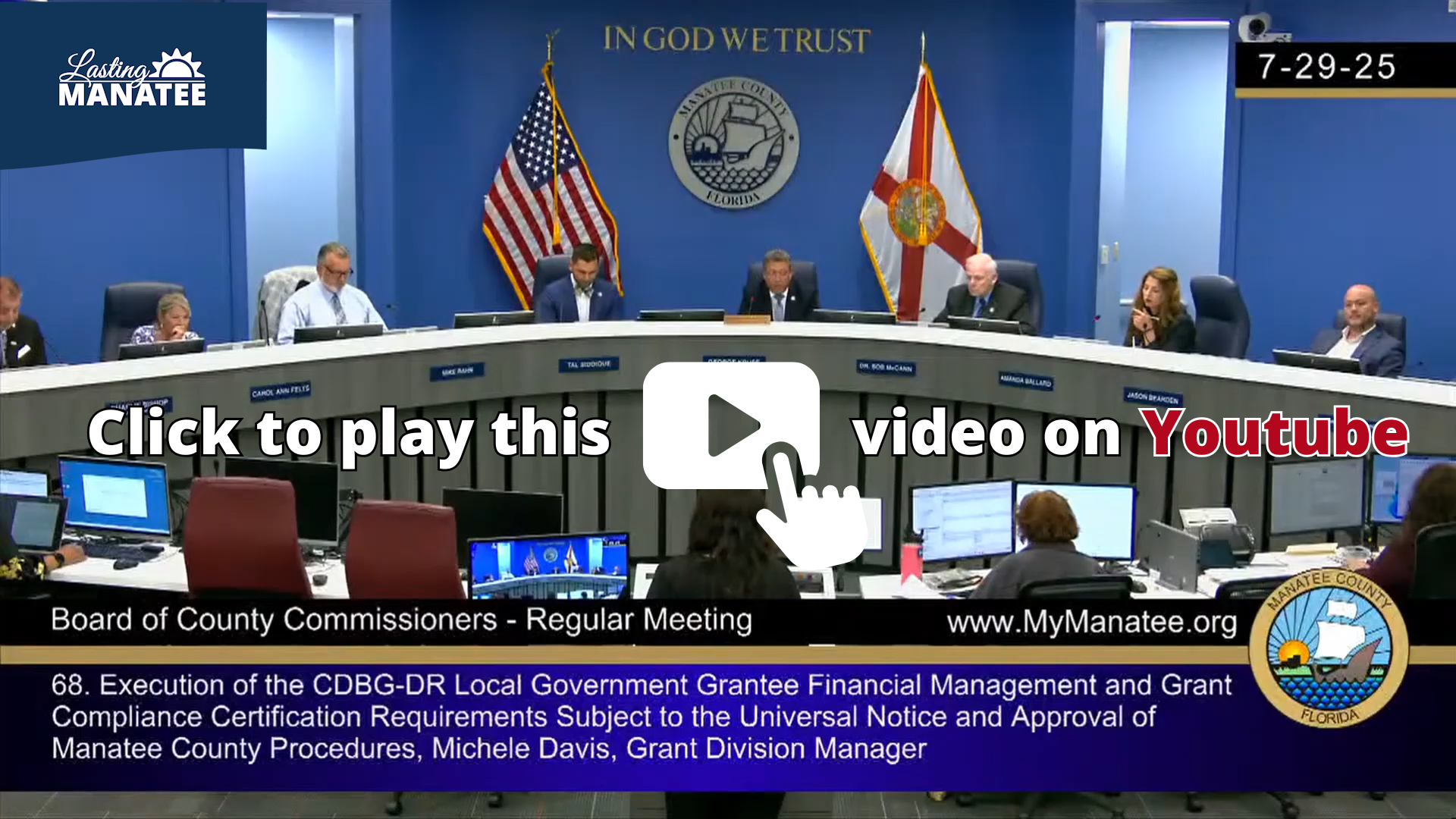 Lasting Manatee Announces HUD's Action Plan Approval at the Board of County Commissioners ...
